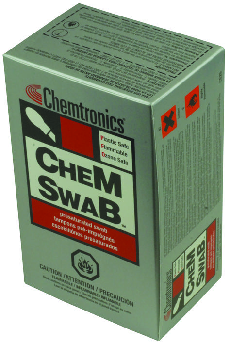 CS25 - CHEMTRONICS - Cleaning Swabs, IPA, 130mm