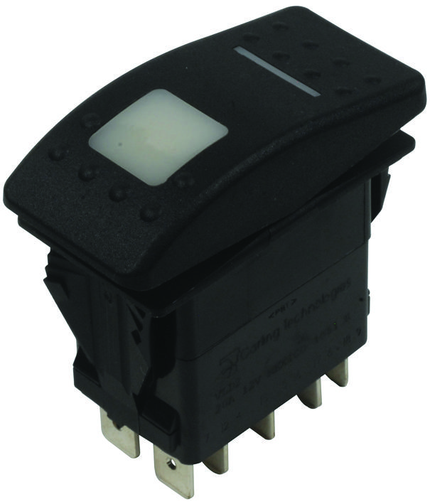 VLD2UHNB-AAC00-000 - Carling Technologies - Rocker Switch, Illuminated ...