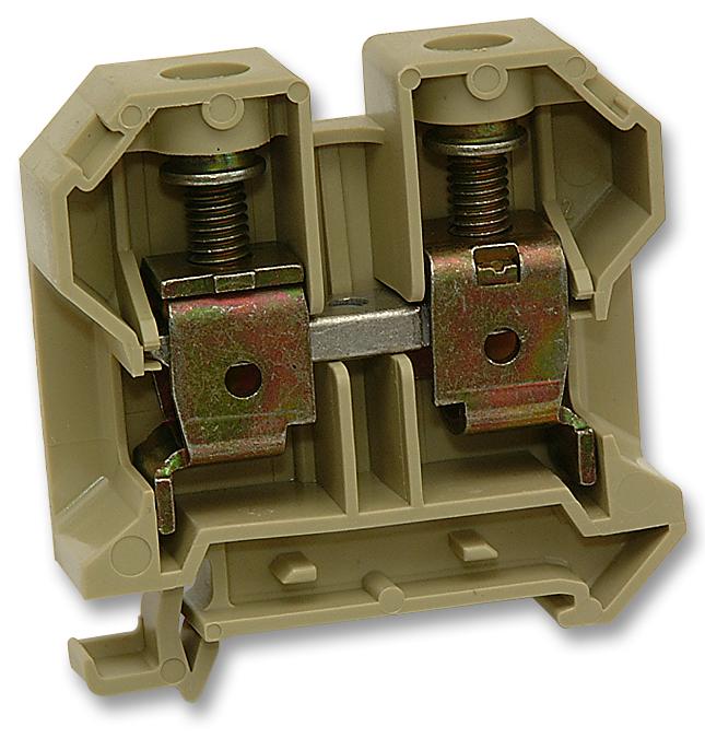 060826 SAK35N/35 - Weidmuller - DIN Rail Mount Terminal Block, 2 ...