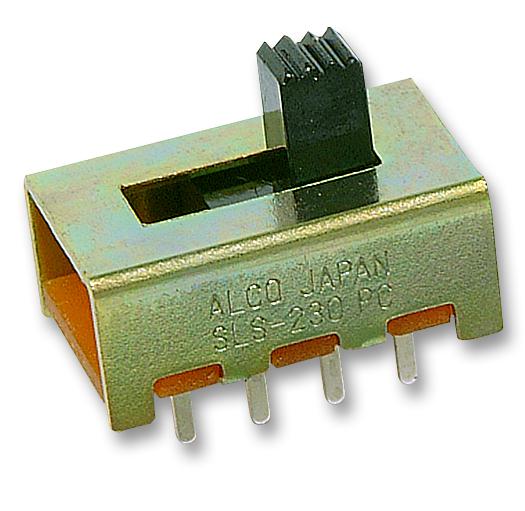 SLS250PC04 - Te Connectivity - Slide Switch, 5PDT, Through Hole