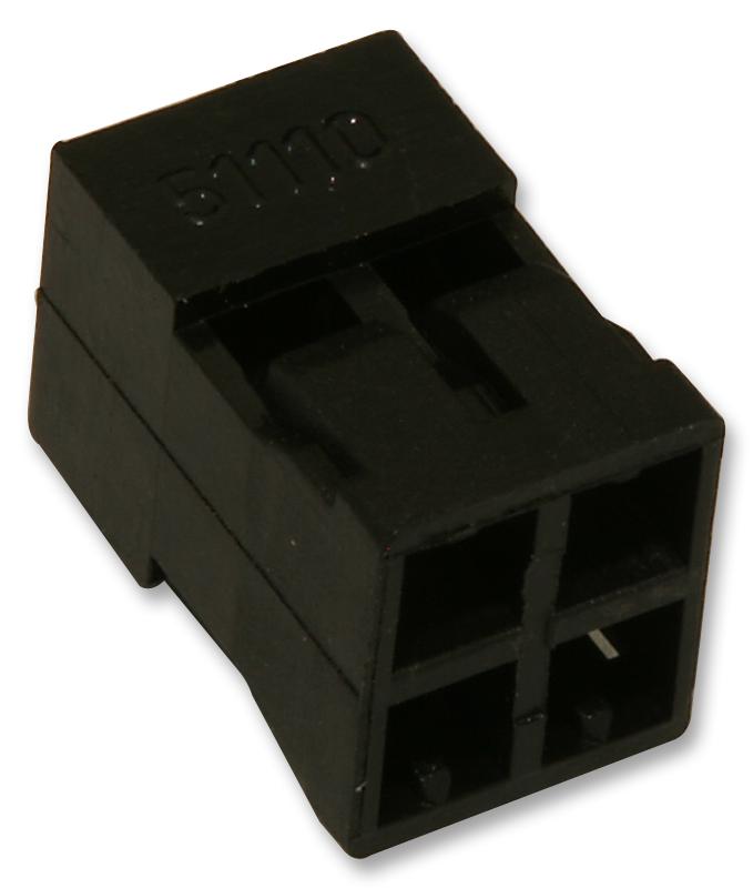 51110-0460 - Molex - Connector Housing, Milli-Grid 51110, Receptacle