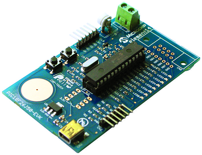 PIC18F26J50-EVK - Microchip - Development Kit, 26J50 MCU, Flowcode 4