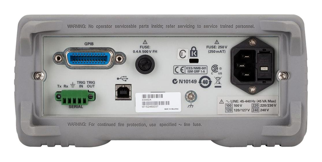 34450A - Keysight Technologies - Bench Digital Multimeter, True RMS, Auto