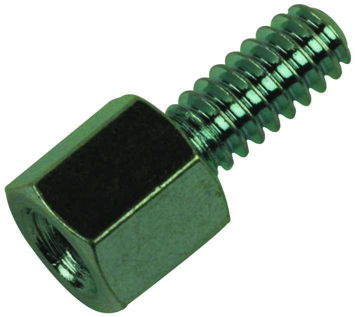 7228-5 - Keystone - D Sub Jack Screw, 6.4 mm, 4-40