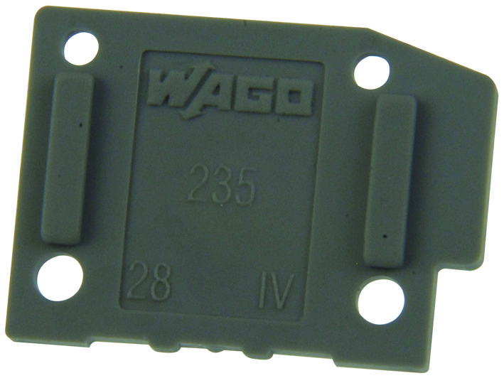 235-100 - Wago - End Plate, Snap-Fit, For Use With Terminal Blocks