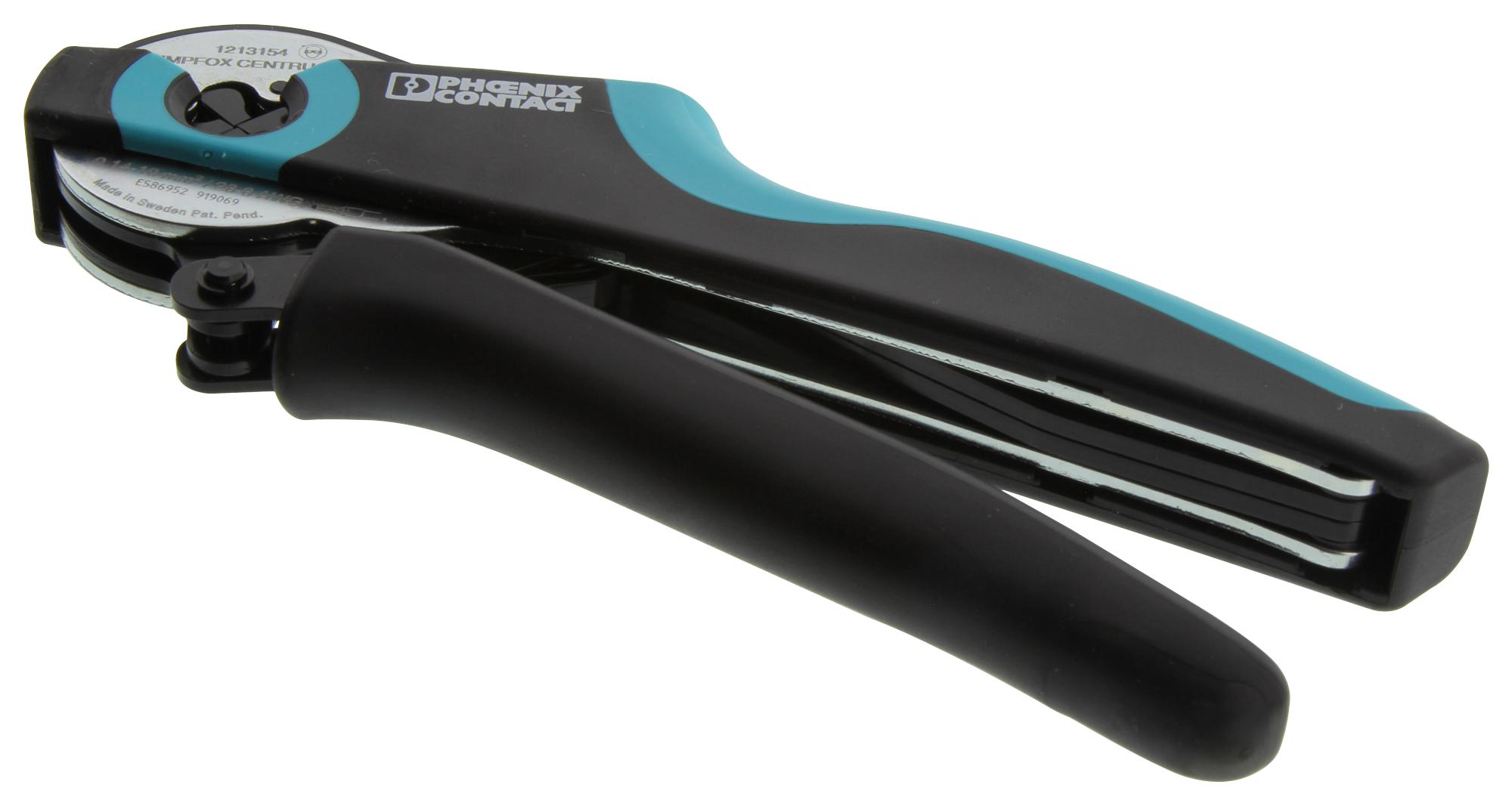 1213154 - Phoenix Contact - Crimp Tool, Hand, 26AWG to 8AWG Ferrules