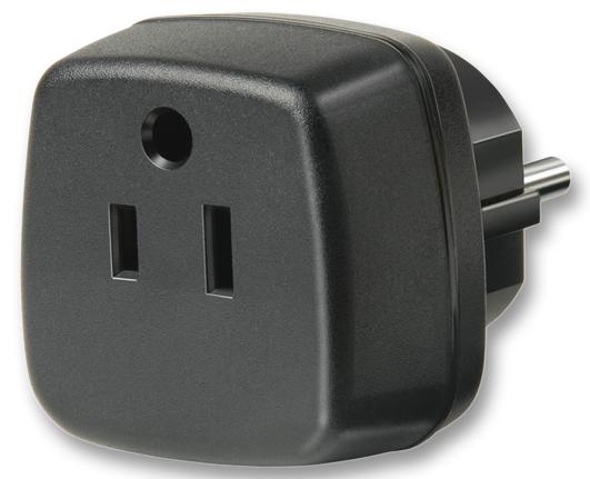 1508520 - Brennenstuhl - Mains Adapter, US Plug, Earthed Socket