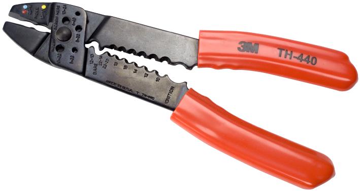 TH-440 - 3m - Crimp Tool, Hand, 22-10AWG Insulated & Non-insulated ...