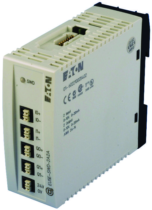 EU5E-SWD-2A2A - Eaton - I/O Module, Analog, 2 Inputs + 2 Outputs