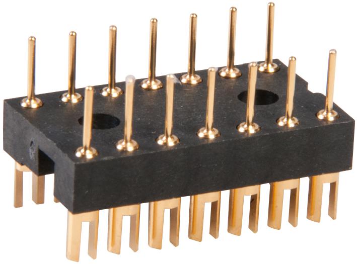 614-CG1 - Amp - Te Connectivity - IC & Component Socket, 14 Contacts ...