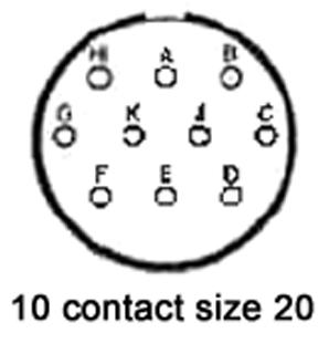 MS3476L12-10P - Deutsch - Te Connectivity - Circular Connector, MIL-DTL ...
