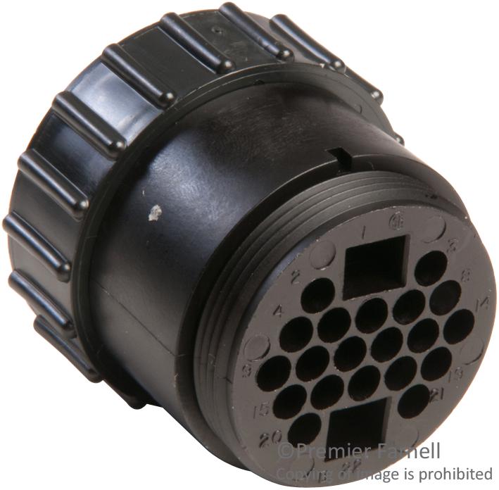 206612-1 - Amp - Te Connectivity - Circular Connector, CPC Series 4 ...