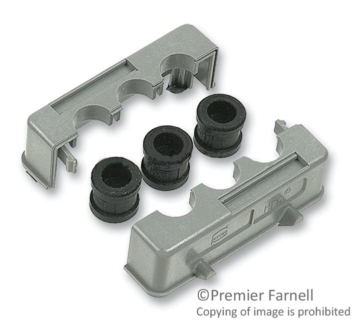 09300160408 - Harting - Heavy Duty Connector, Split, 3 Cable Entries