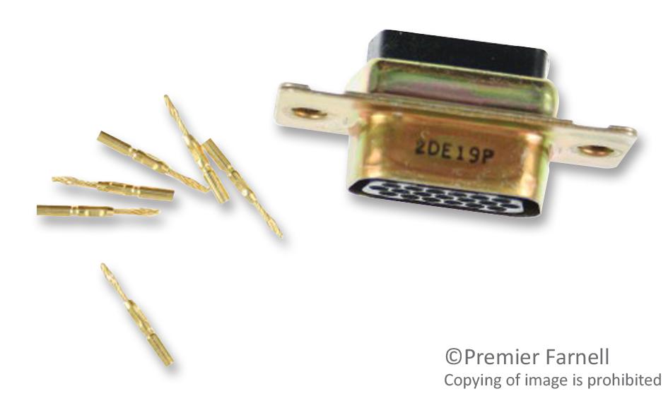 2DE19P - Itt Cannon - D Sub Connector, 19 Contacts, Plug