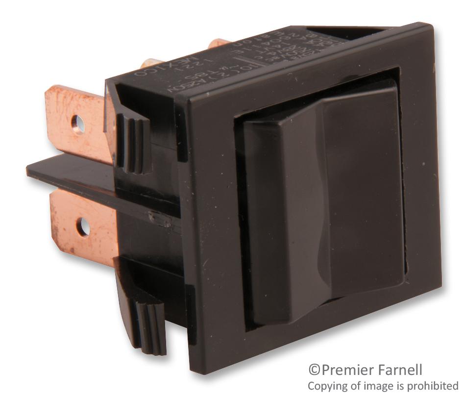 2604-11E - Eaton - Rocker Switch, On-Off-On, DPDT