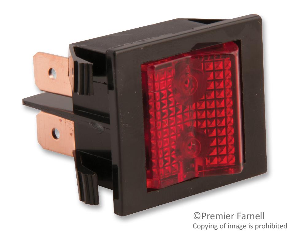 2600R11E - Eaton - Rocker Switch, Illuminated, DPST
