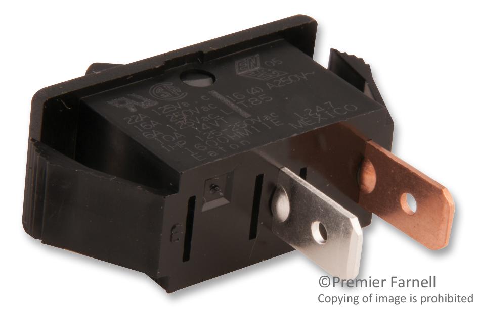 1600HM11E - Eaton - Rocker Switch, Non Illuminated, SPST