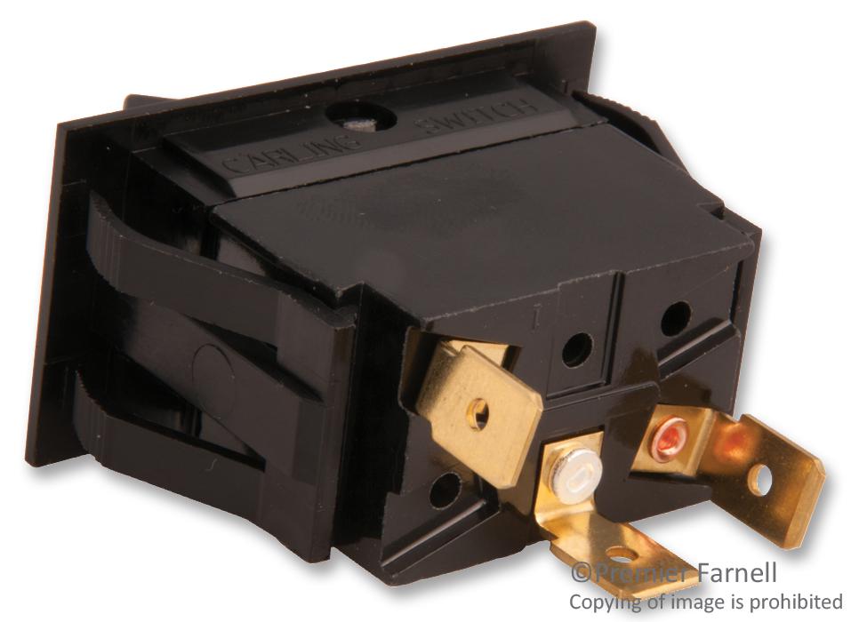LTILA516SBLRCNBL - Carling Technologies - Rocker Switch, Illuminated, SPST
