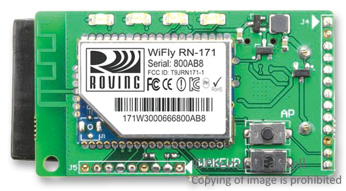 RN-171-EK - Microchip - Evaluation Kit, WiFi, Ultra-Low Power Embedded TCP/IP Solution