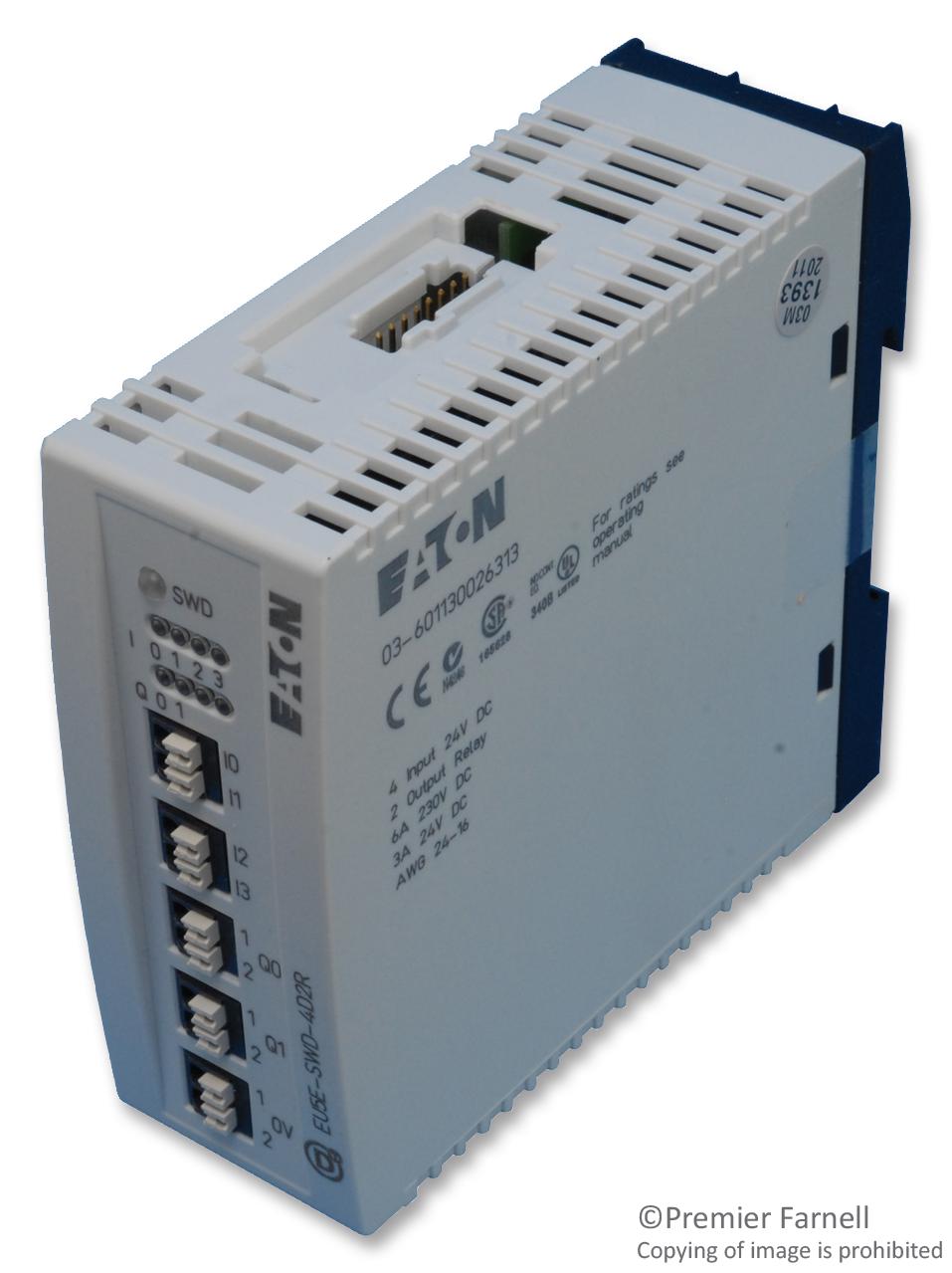 EU5E-SWD-4D2R - Eaton - I/O Module, Digital, 4 Input + 2 Relay Outputs