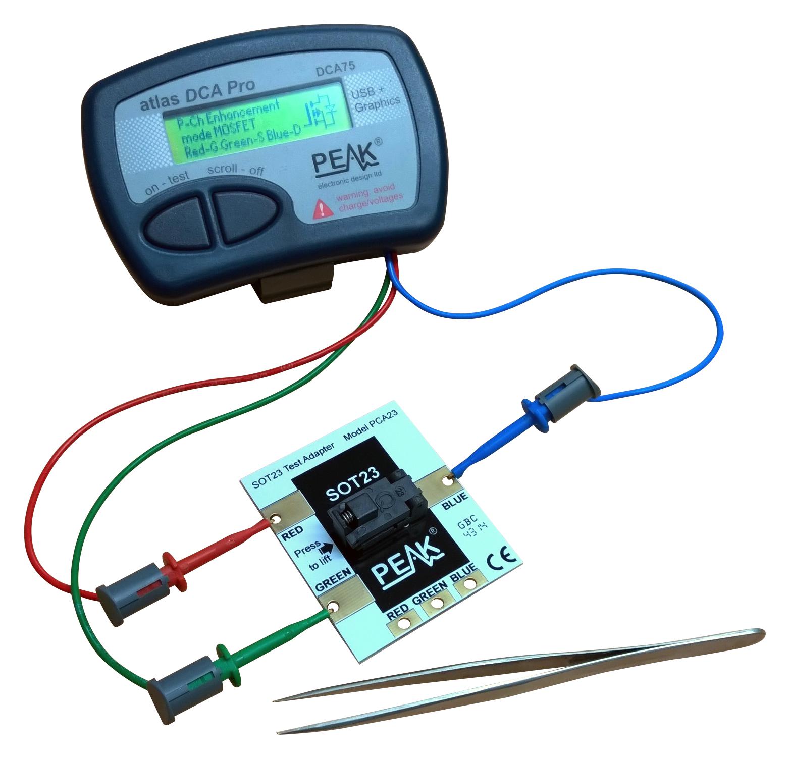 PCA23 - Peak - Adapter, Test, SOT-23
