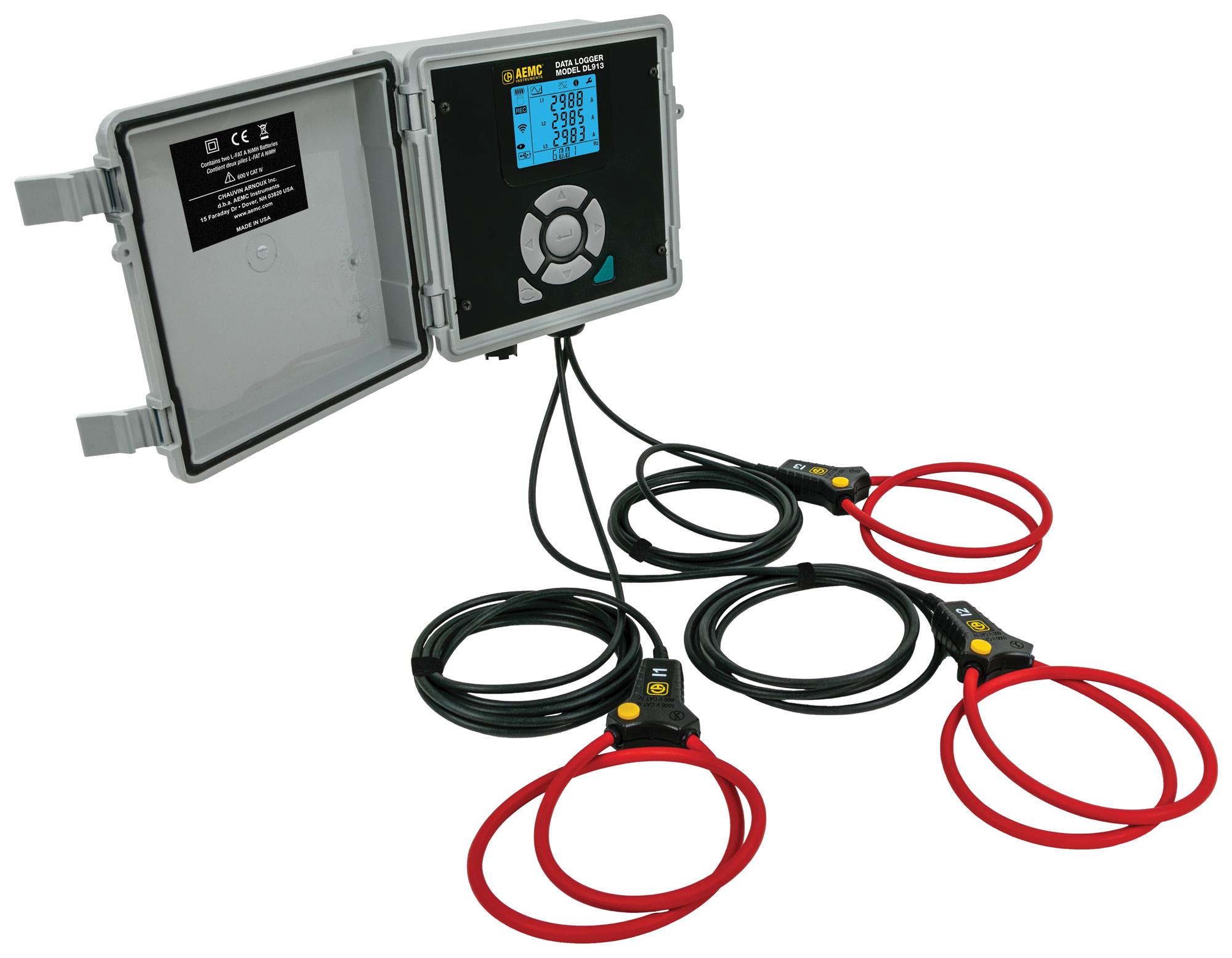 DL913 - Aemc Instruments - Data Logger, AC Current, 3 Channel