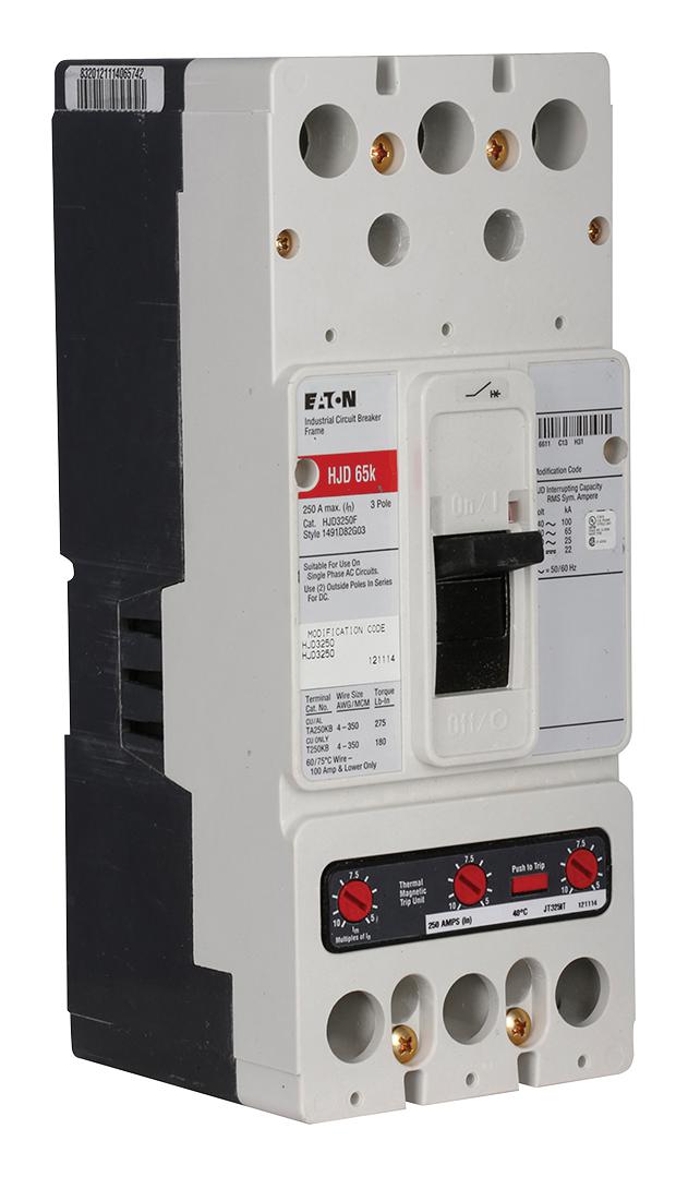 HJD3250 - Eaton Cutler Hammer - Thermal Magnetic Circuit Breaker, J ...