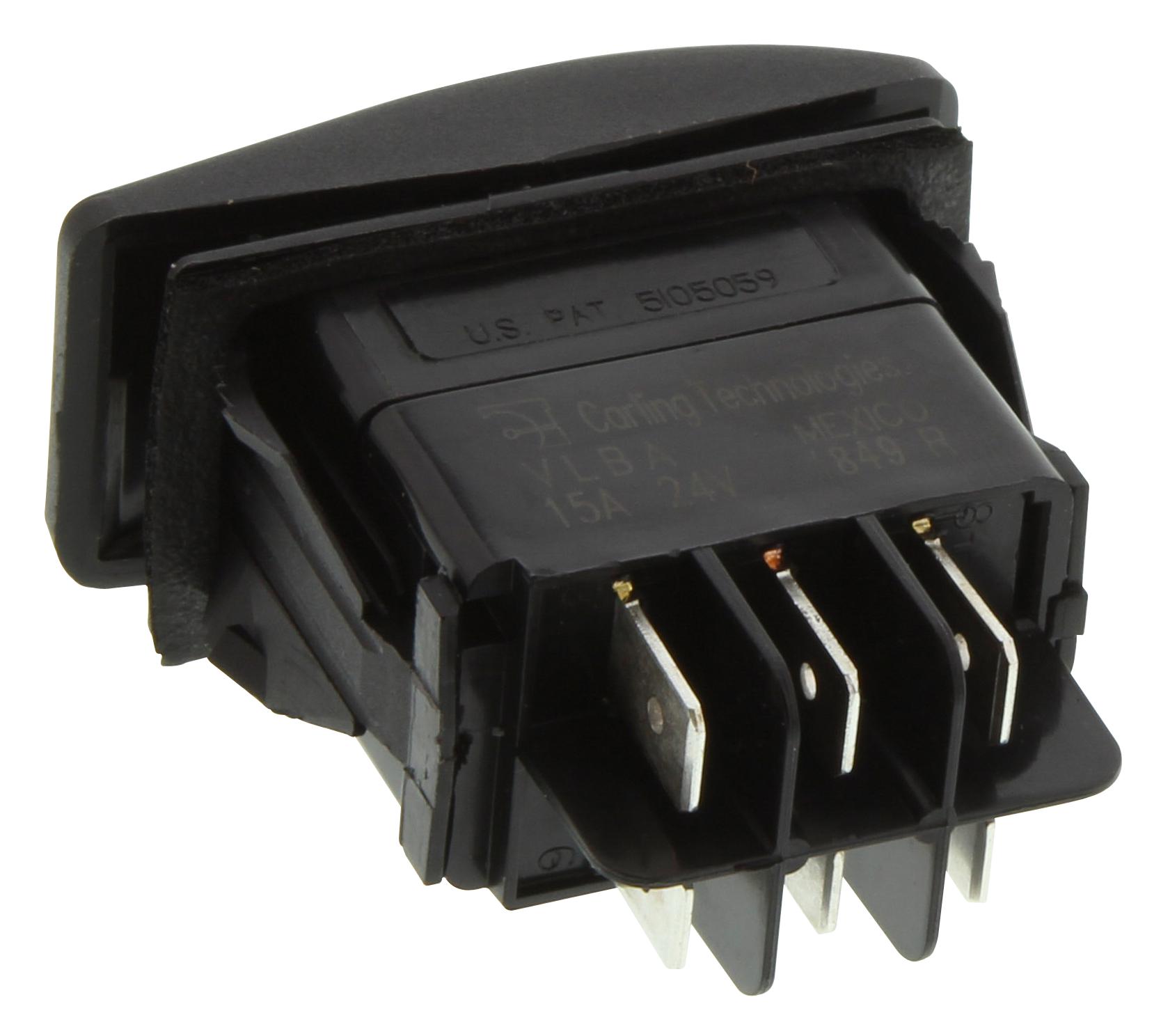 VLBAS00C-AZC00-000 - Carling Technologies - Rocker Switch, (On)-None ...