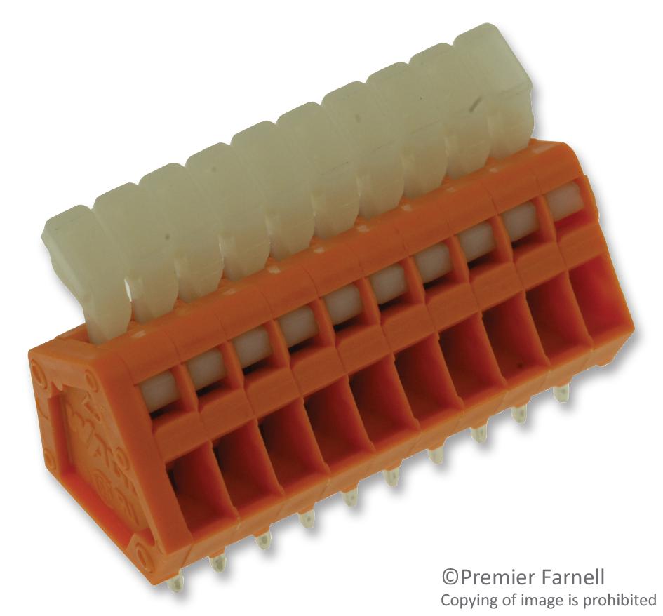 233-510 - Wago - Wire-To-Board Terminal Block, 2.54 mm, 10 Positions