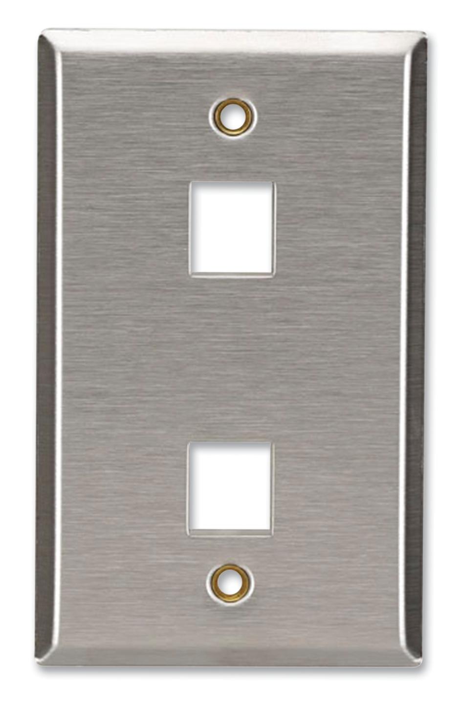 WP371 - Black Box - Faceplate, Wall Plate, Modular Jacks