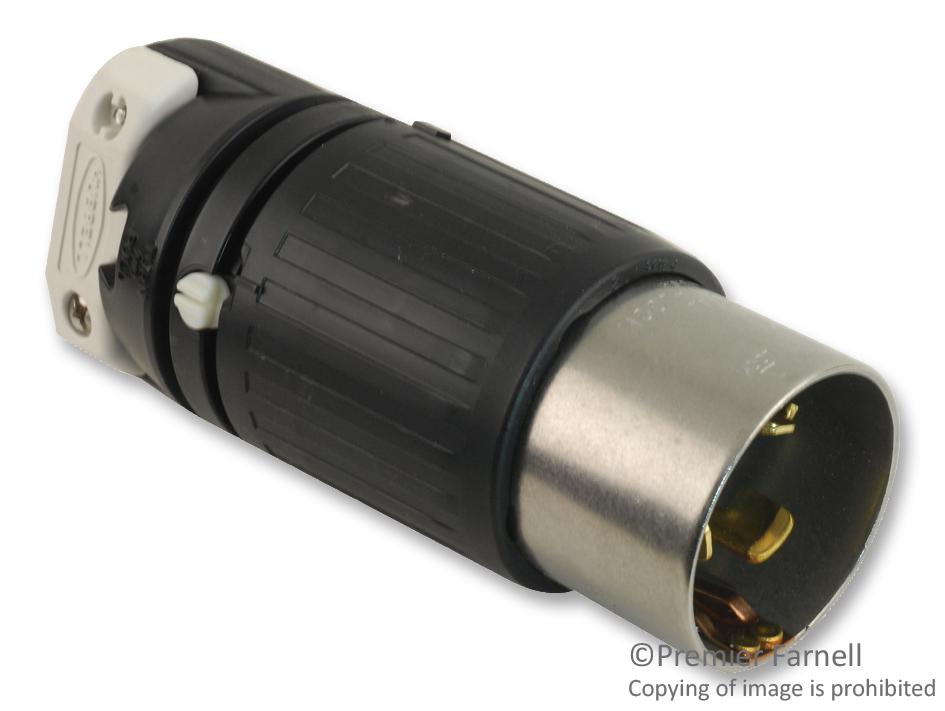 HBL3765C - Hubbell Wiring Devices - Power Entry Connector, Power Entry ...