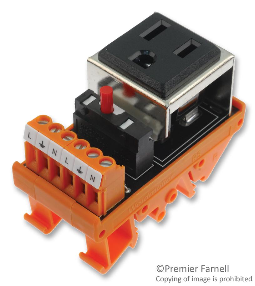 9915480001 - Weidmuller - Power Entry Connector, 5 A, 120 V