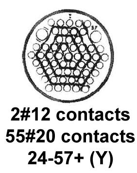 BACC45FT24-57S7 - Cinch Connectivity Solutions - Circular Connector ...