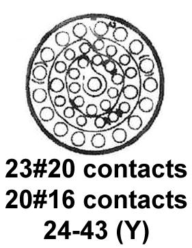 BACC45FN24-43P - Cinch Connectivity Solutions - Circular Connector ...