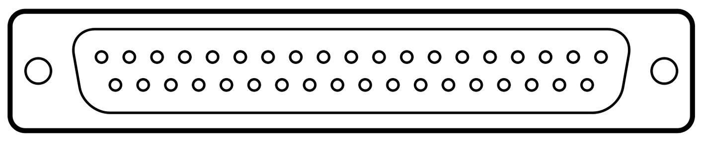 DCMA-37S - Cinch Connectivity Solutions - D Sub Connector, DB37, 37 ...
