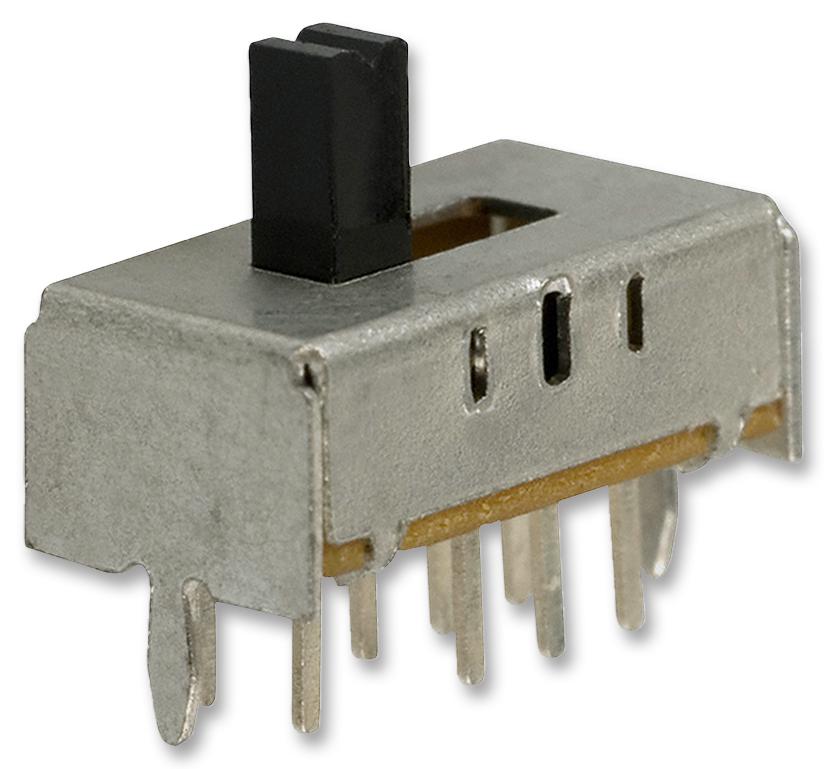 EG2305 - E-switch - Slide Switch, DP3T, Through Hole