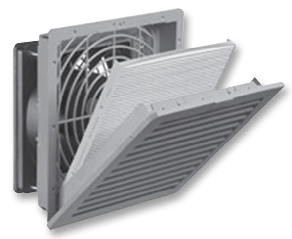 PFA20000LG - Hammond - Fan Filter Assembly, Filter Fans, Plastic