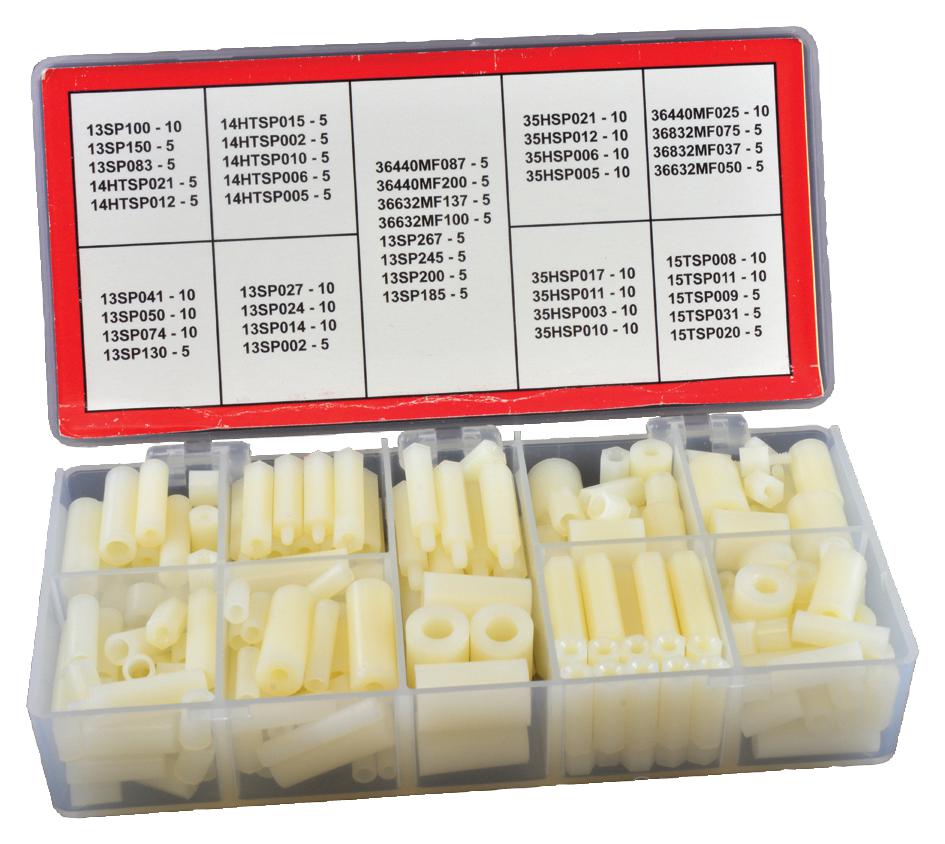 SPC10847 - Multicomp - Spacer Kit, Nylon, Round