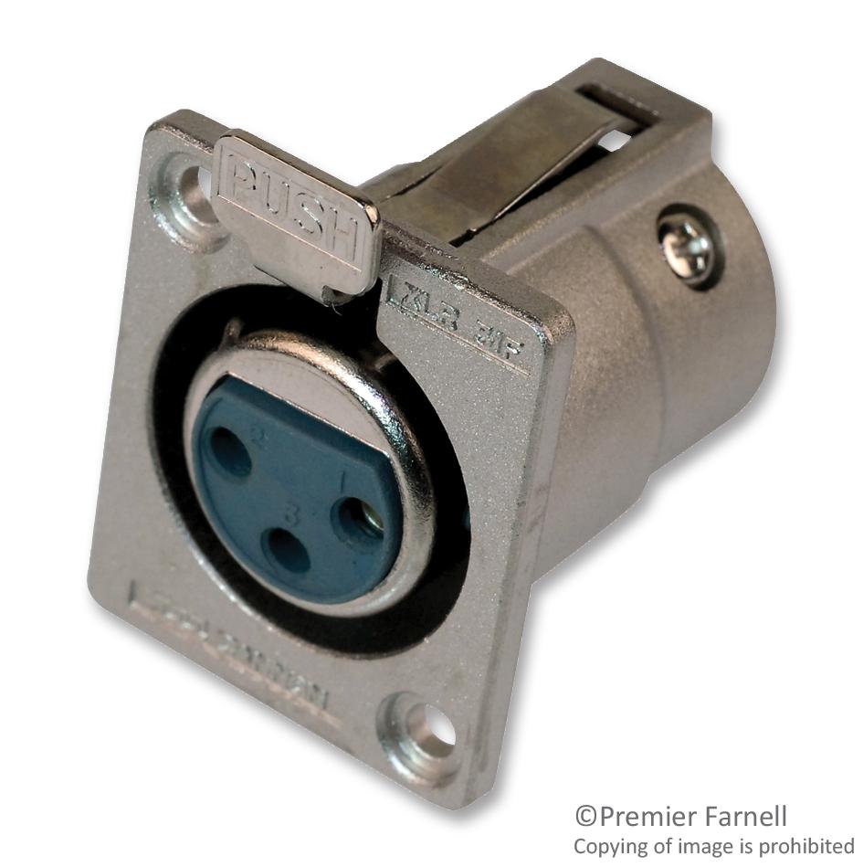 XLR-3-31-F77 - Itt Cannon - XLR Connector, 3 Contacts, Jack