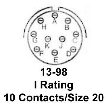MS27467E13B98P - Amphenol Aerospace - Circular Connector, MIL-DTL-38999 ...