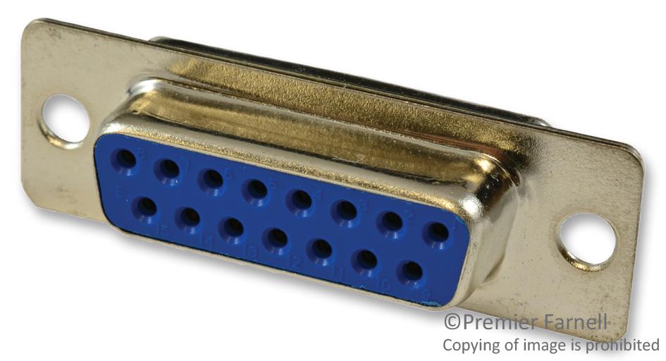 SPC15299 - Multicomp - D Sub Connector, Stamped Contacts, 15 Contacts