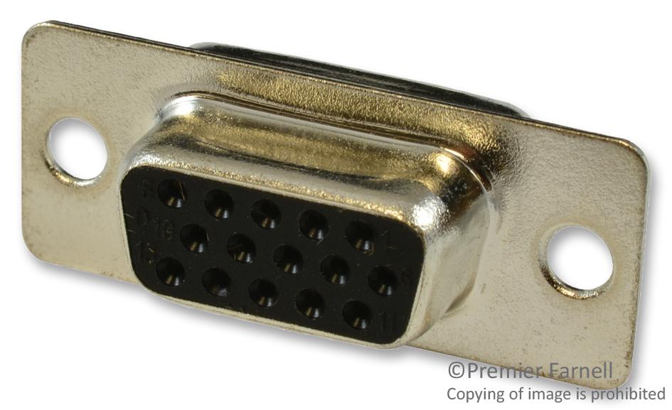 SPC15307 - Multicomp - D Sub Connector, Stamped Contacts, 15 Contacts