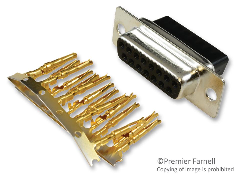 SPC15308 - Multicomp - D Sub Connector, 15 Contacts, Receptacle