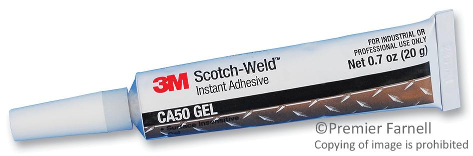 CA50 CLEAR - 3m - Adhesive, High Viscosity, Pronto™ Instant Adhesive