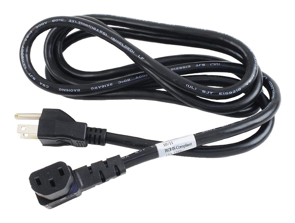 17608 - Volex - Mains Power Cord, Shielded, IEC 60320 C13 Right Angle