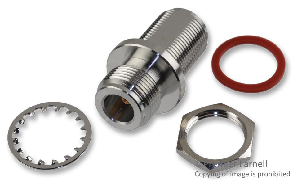 172124 - Amphenol Rf - RF / Coaxial Adapter, N, Jack
