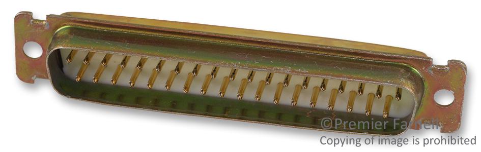 DC37P - Cinch Connectivity Solutions - D Sub Connector, DB37, 37 Contacts