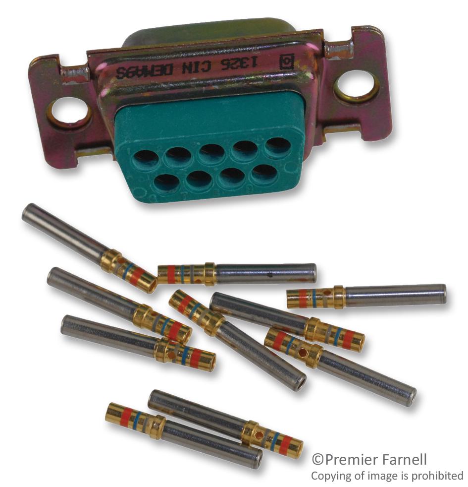 DEMA-9S - Cinch Connectivity Solutions - D Sub Connector, DB9, 9 Contacts