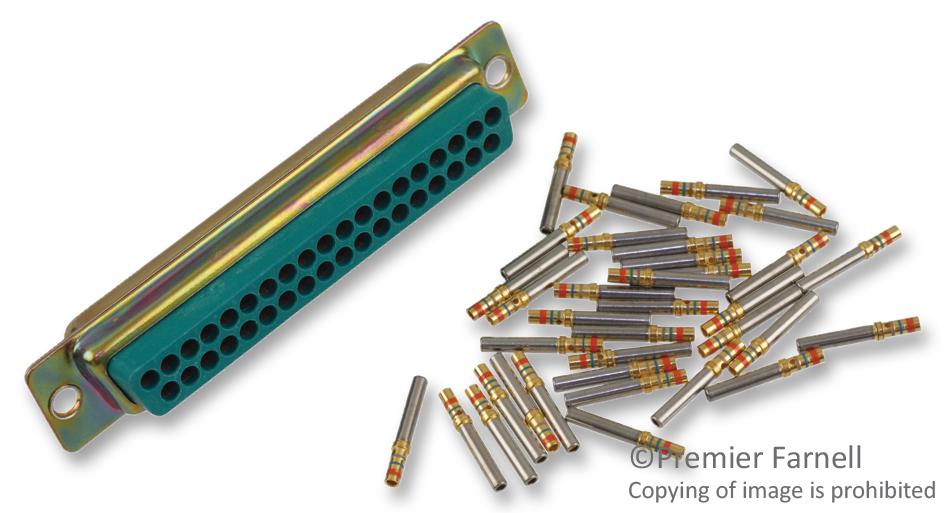 DCMA-37S - Cinch Connectivity Solutions - D Sub Connector, DB37, 37 ...