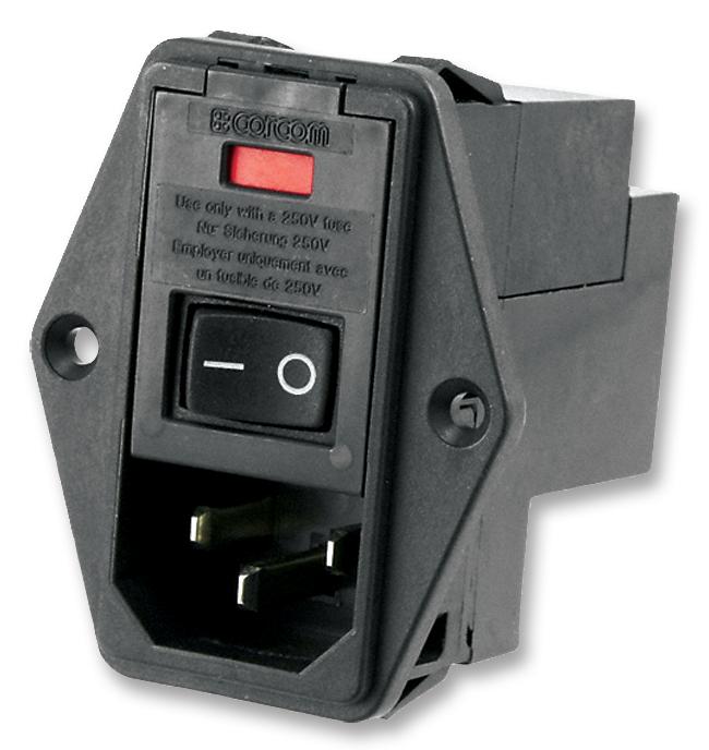 PE0SXSSX0 - Corcom - Te Connectivity - Filtered IEC Power Entry Module ...